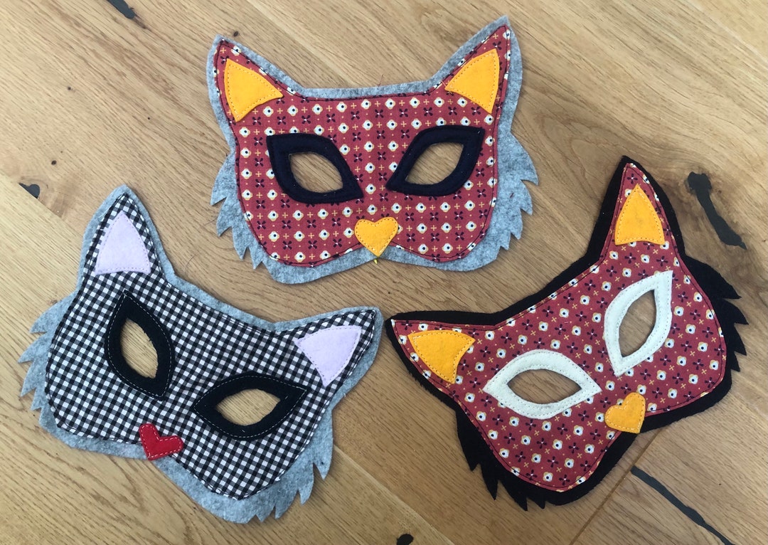 Bespoke Handmade Glamorous Sparkly Cat Mask. Dressing up and Make ...