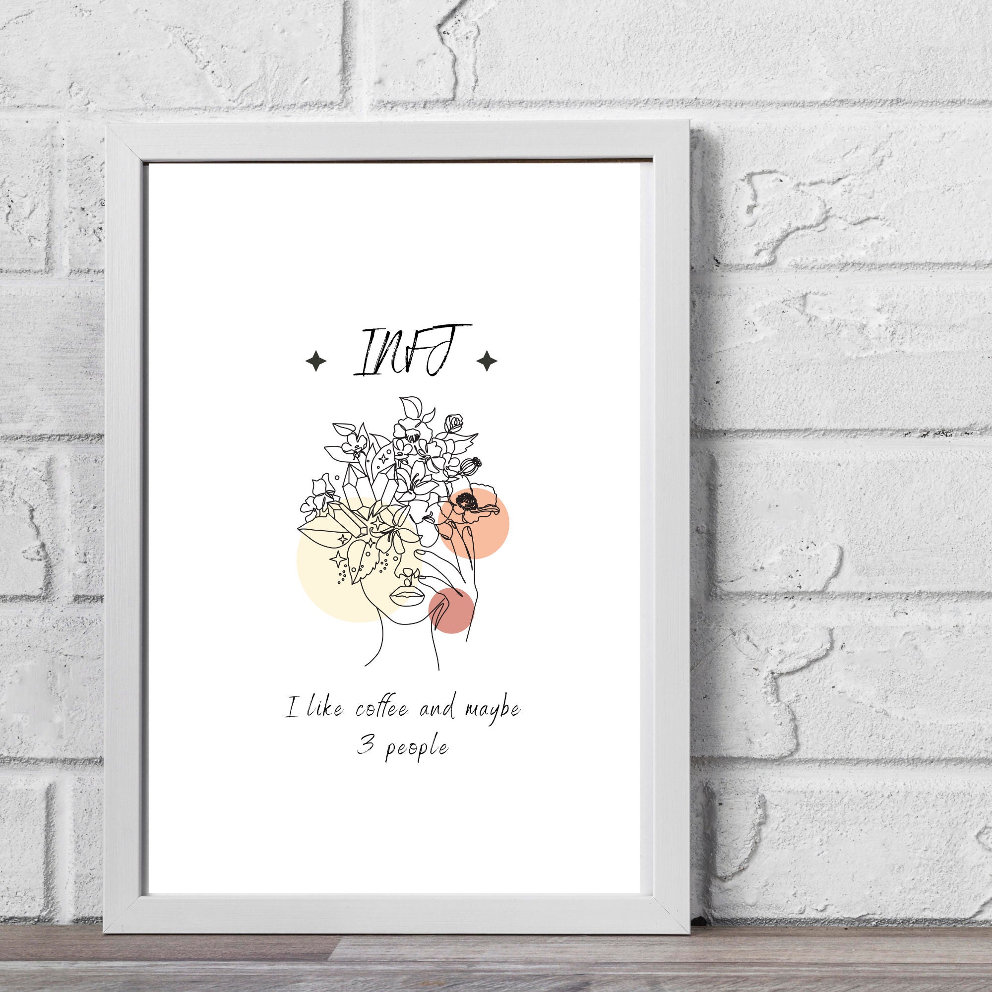 INFJ Poster, MBTI Poster, INFJ Print, Mbti Posters, Infj Gift, Infj ...