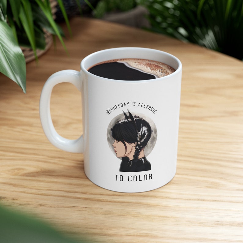 Enid and Wednesday Wednesday Addams Wednesday and Enid Mug - Etsy