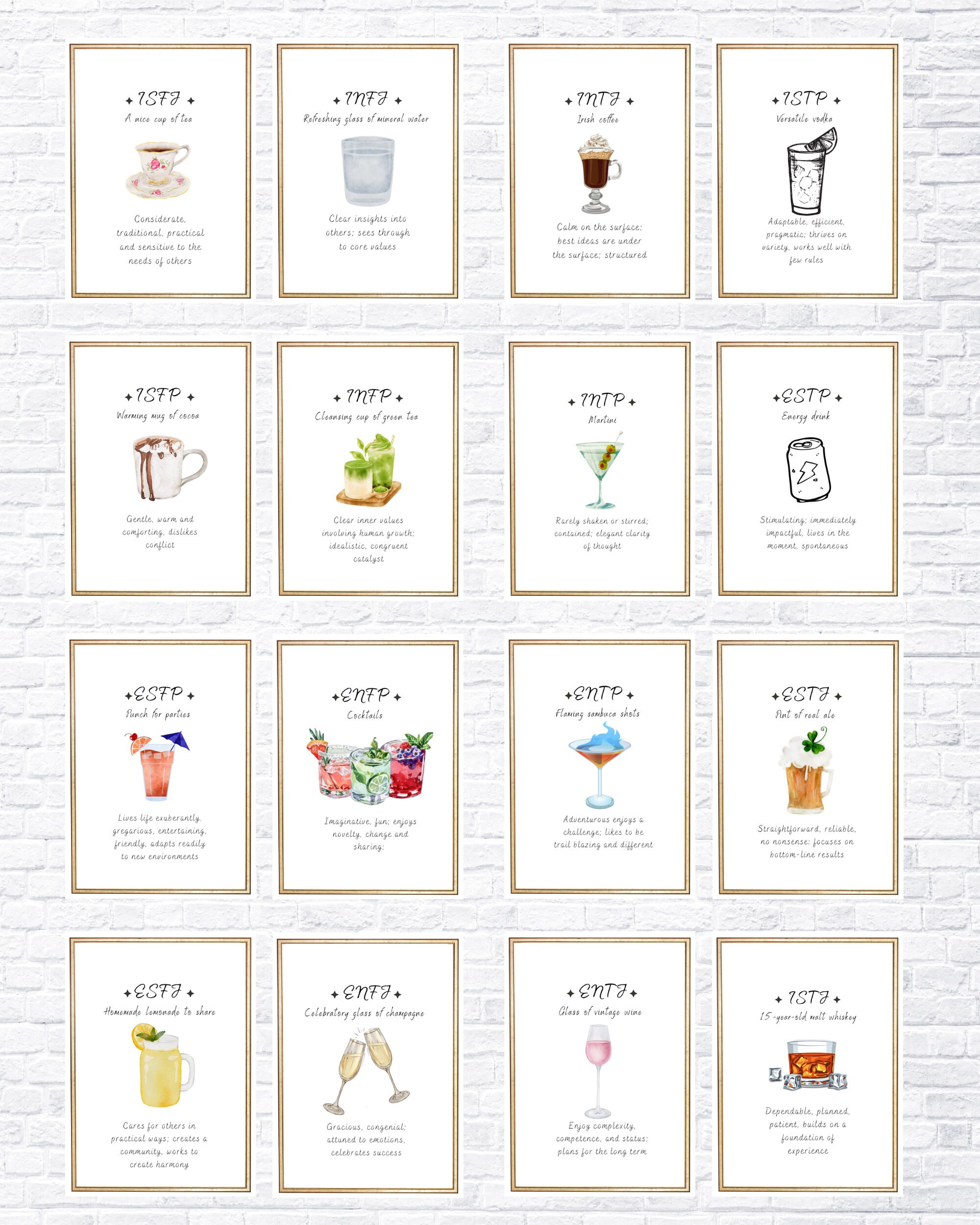 MBTI Posters, INTJ Poster, INTJ Poster Digital Download, Instant ...