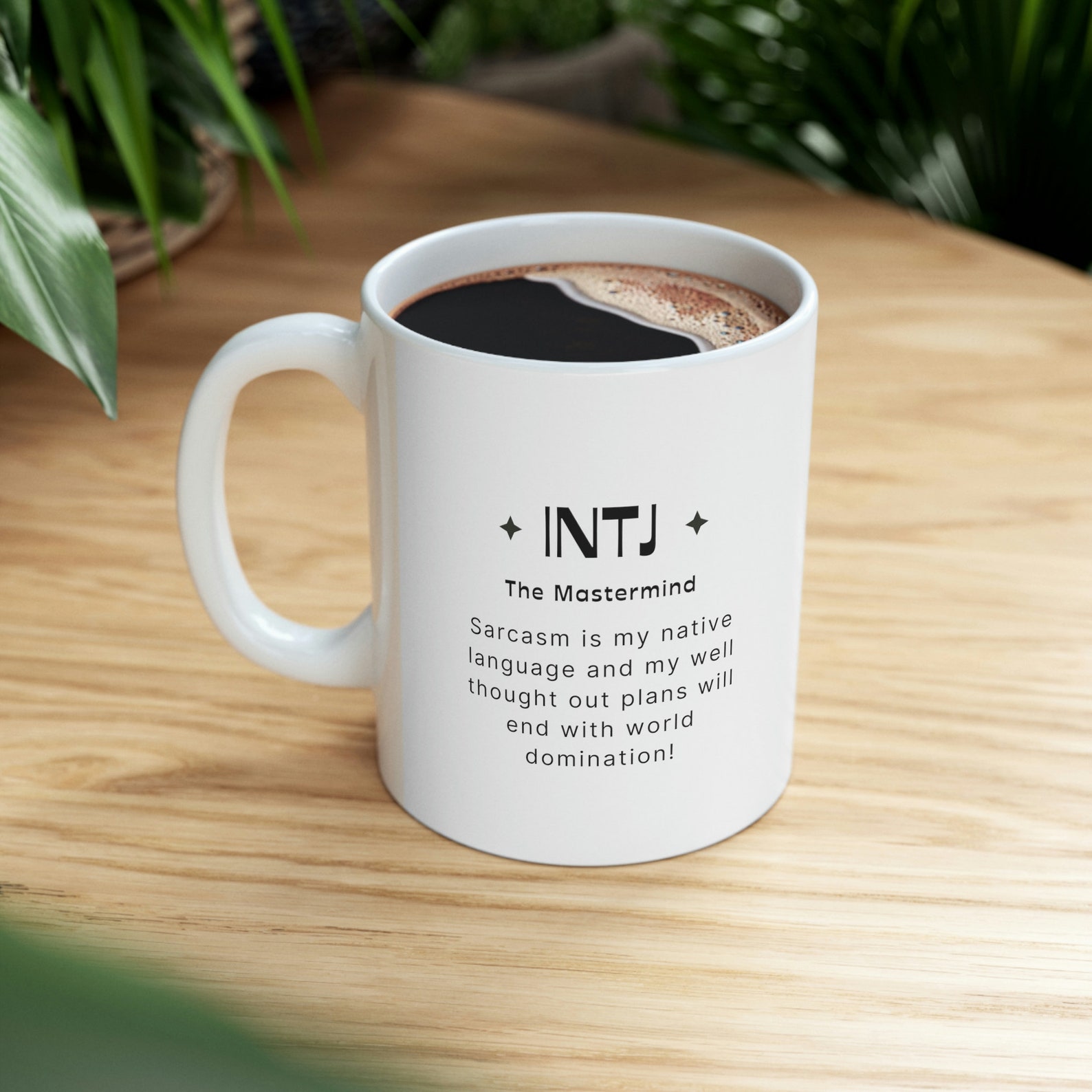 INTJ Mug, INTJ Gift, MBTI Gift, Myers Briggs, Mbti Cups, the Mastermind ...