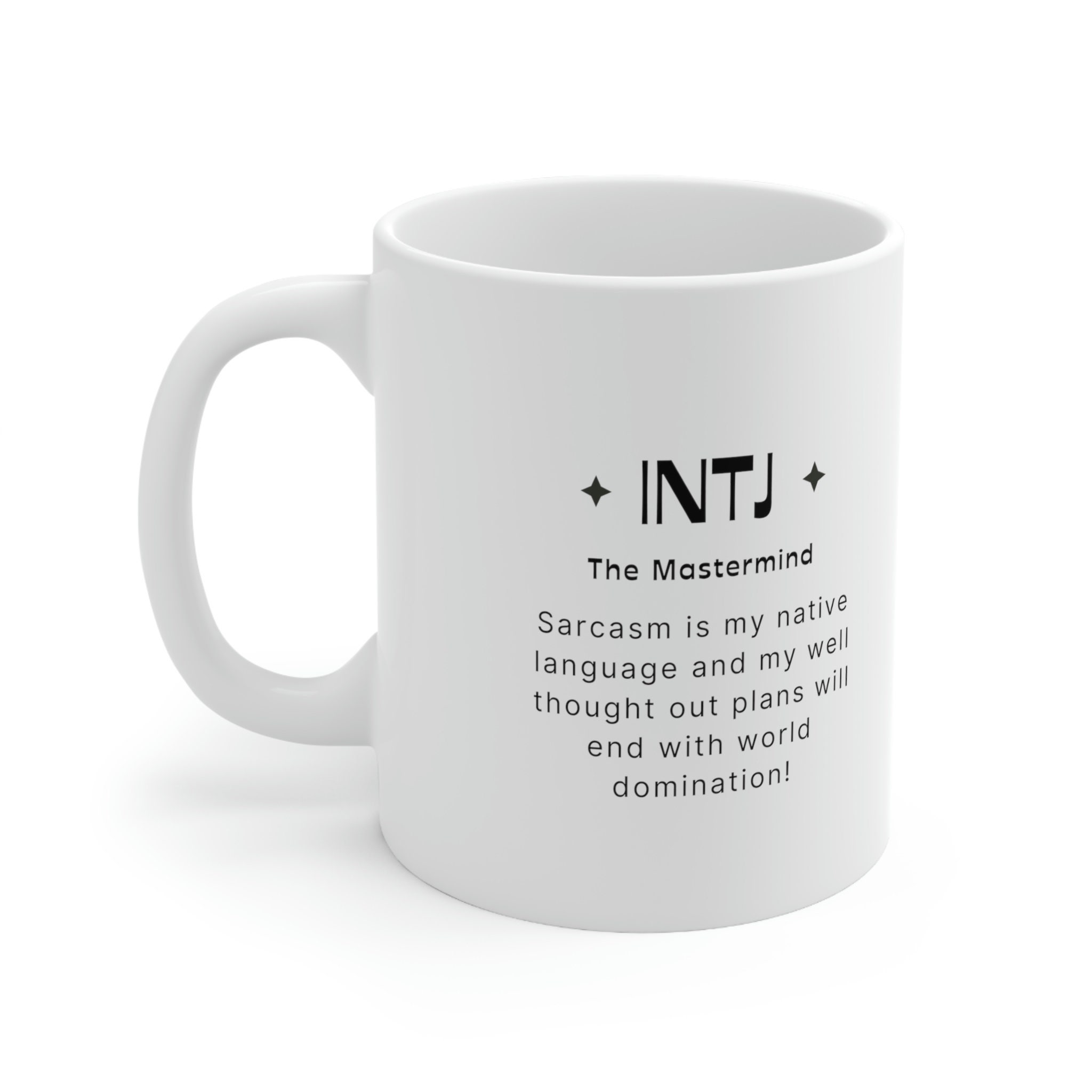 INTJ Mug, INTJ Gift, MBTI Gift, Myers Briggs, Mbti Cups, the Mastermind ...