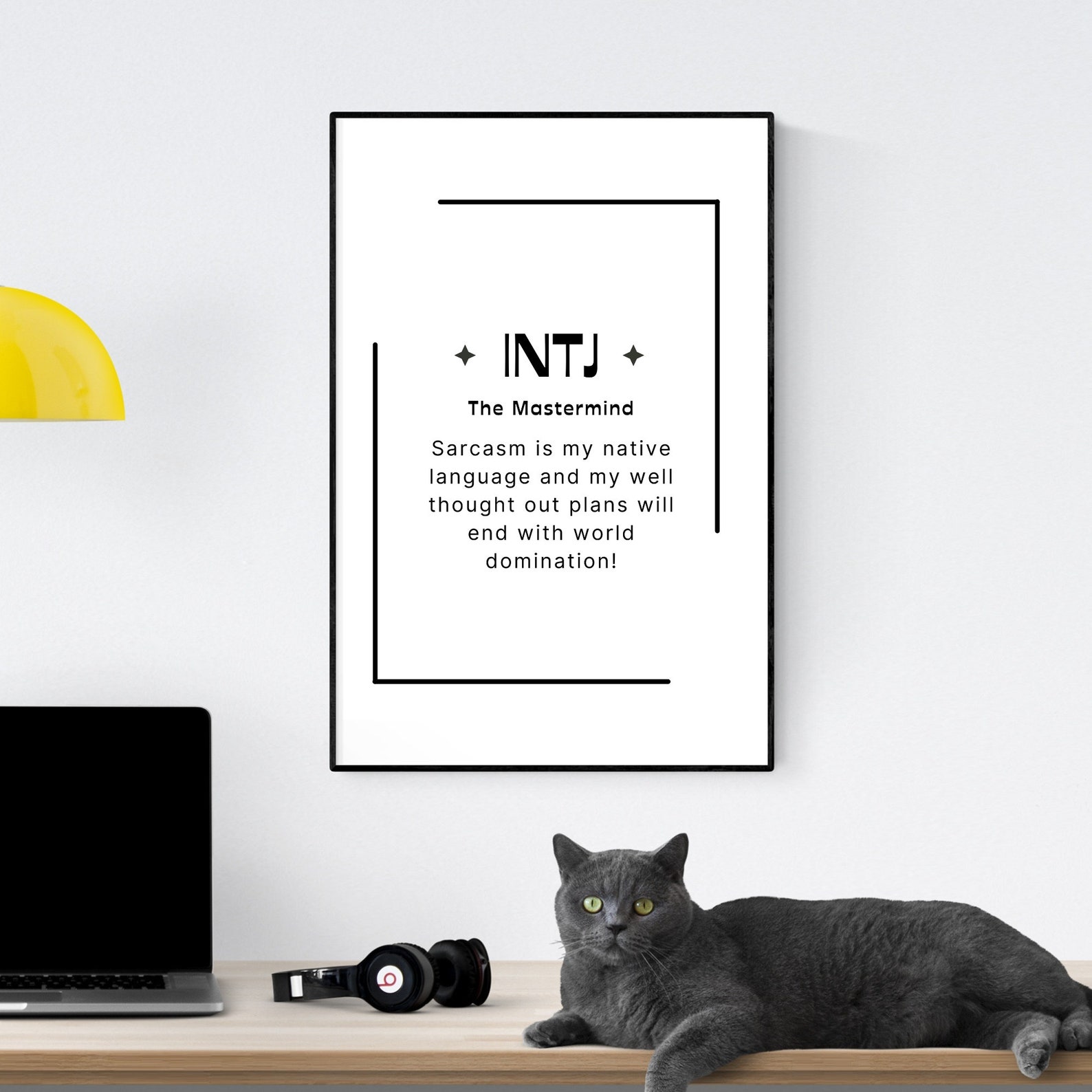 MBTI Posters, INTJ Poster, INTJ Poster Digital Download, Instant ...