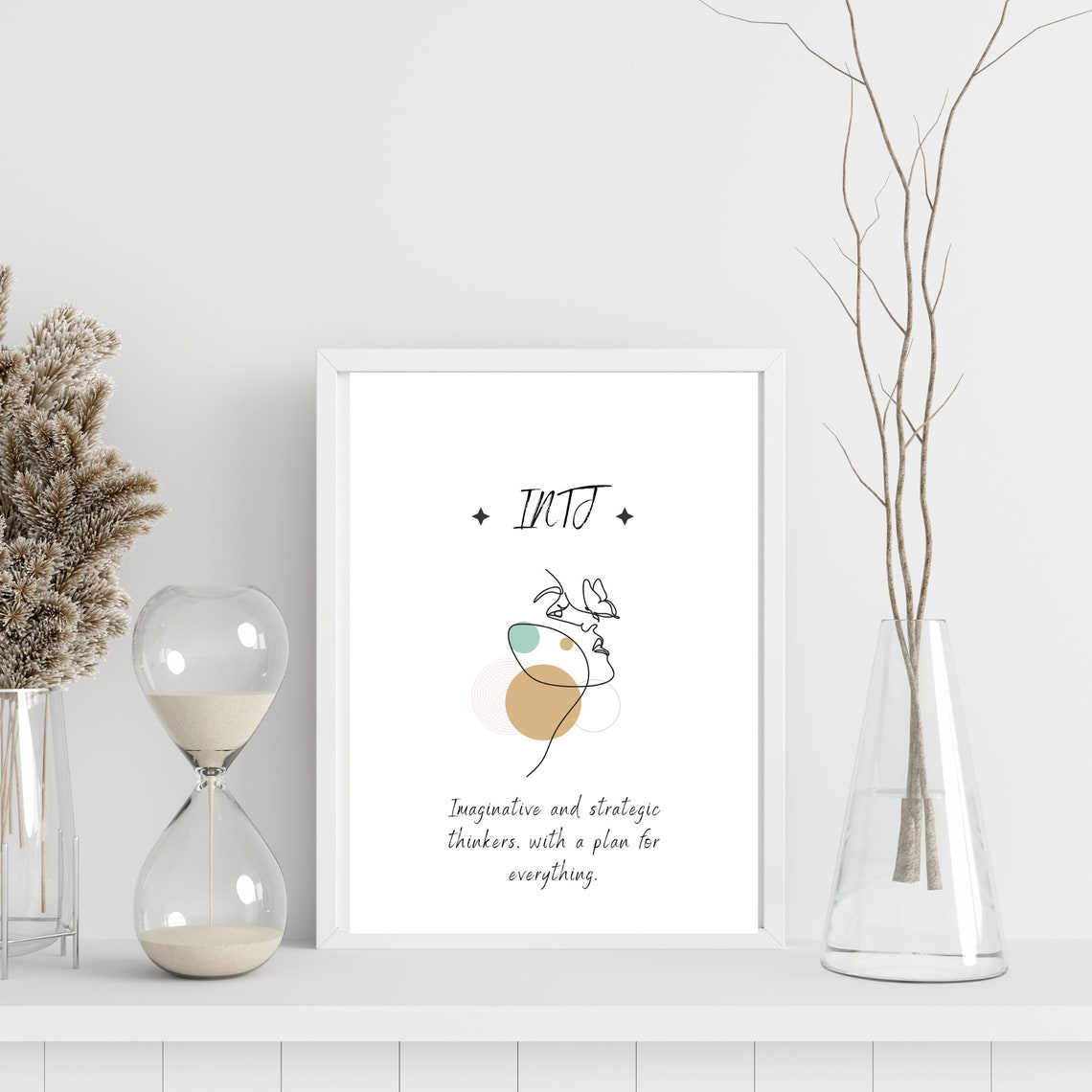 INTJ Poster, MBTI Poster, INTJ Print, Mbti Posters, Intjgift, Intjdécor ...