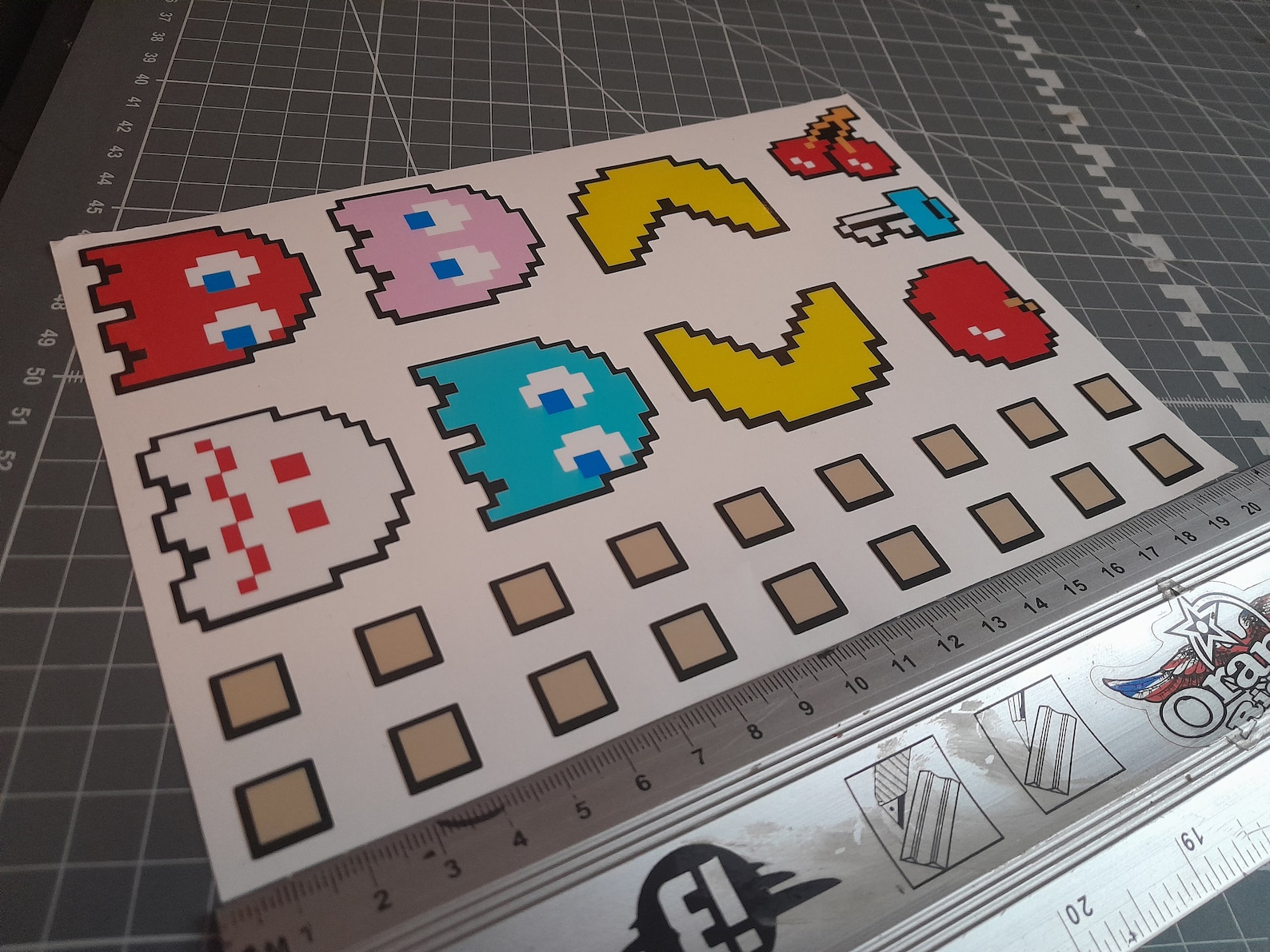 Retro Gaming. Decals. Pacman. Tetris. Space Invaders. - Etsy