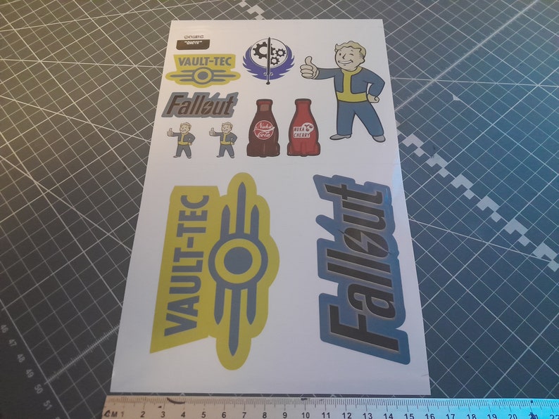 Fallout. Vault Tec. Prop Cosplay. Vinyl Stickers - Etsy