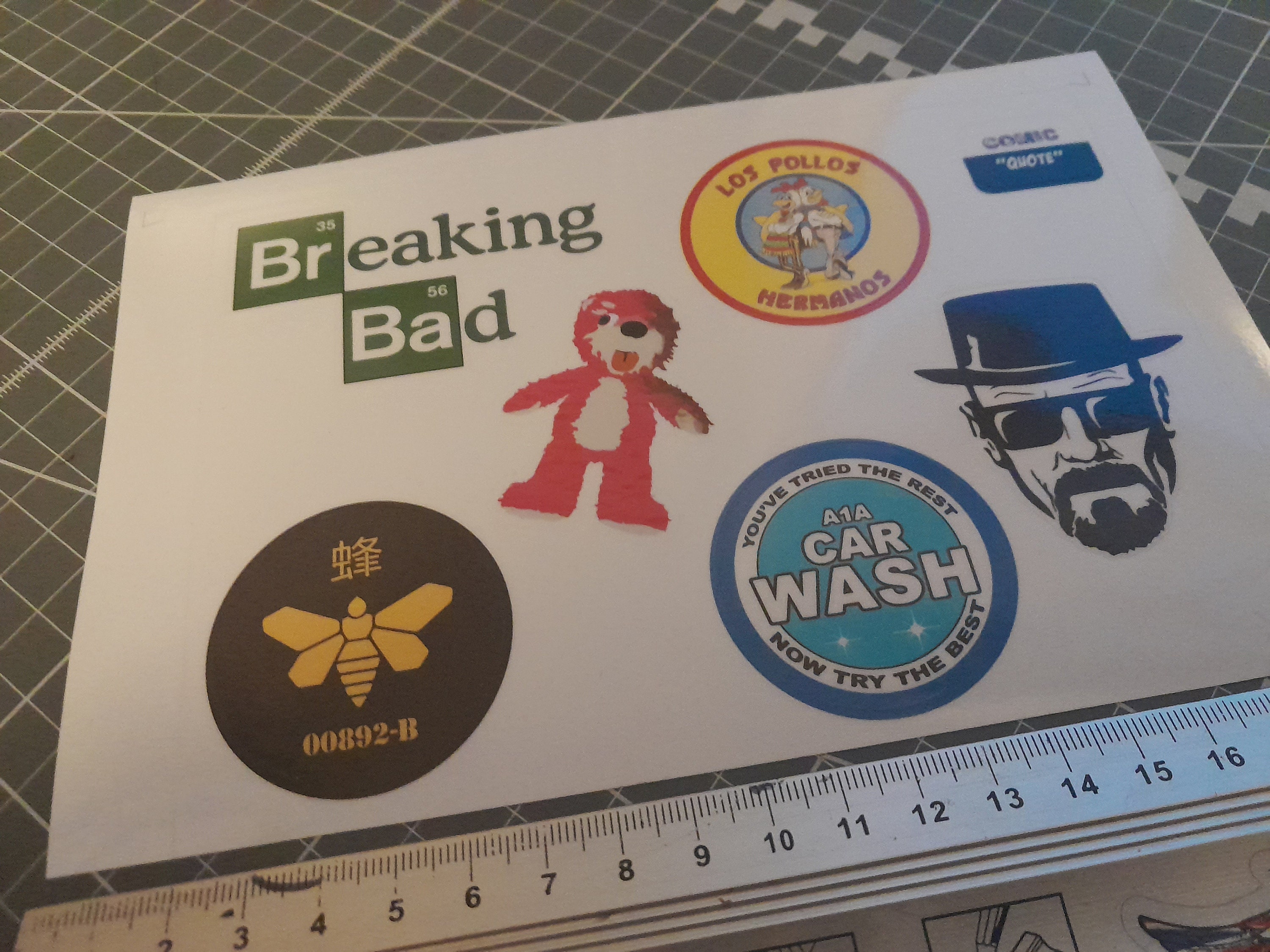 Breaking Bad Prop Cosplay. Vinyl Stickers - Etsy