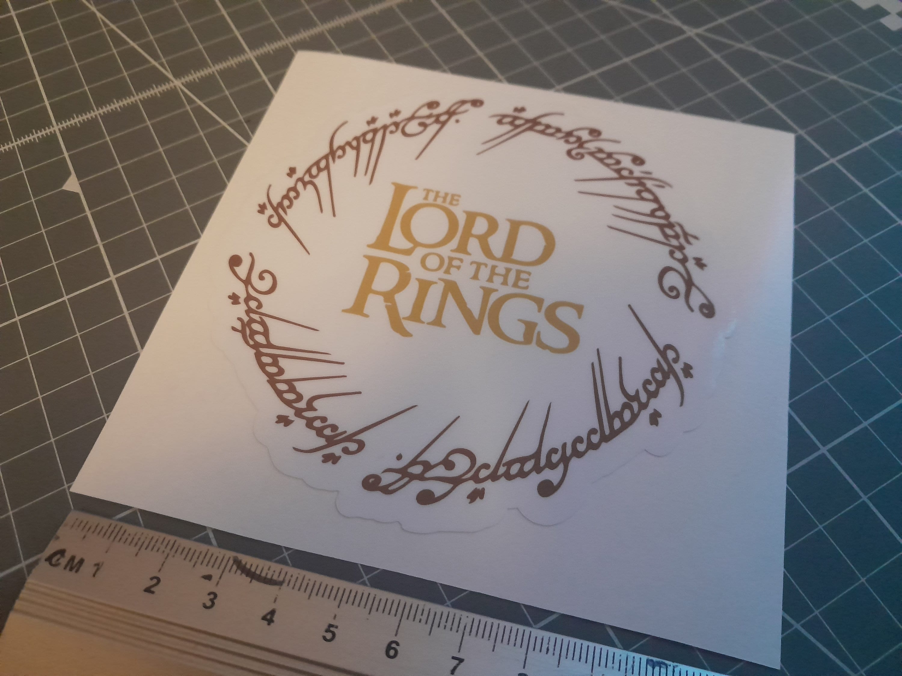 Lord of the Rings. Lotr. Tolkien. Prop Cosplay. Vinyl Stickers - Etsy