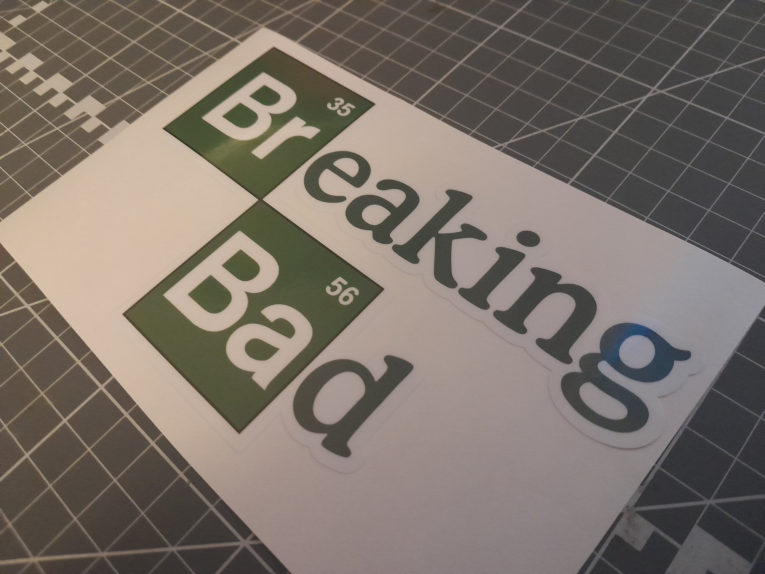 Breaking Bad Prop Cosplay. Vinyl Stickers - Etsy