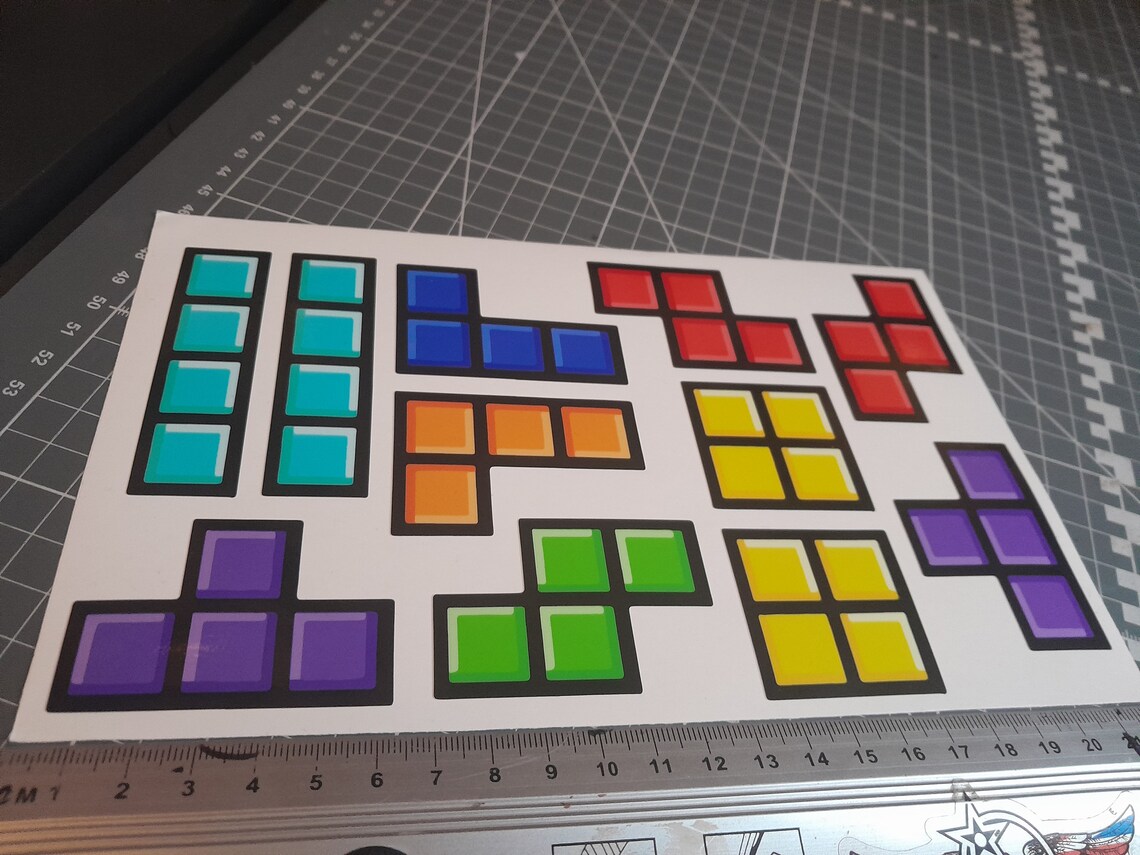 Retro Gaming. Decals. Pacman. Tetris. Space Invaders. - Etsy