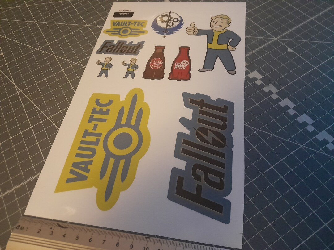 Fallout. Vault Tec. Prop Cosplay. Vinyl Stickers - Etsy