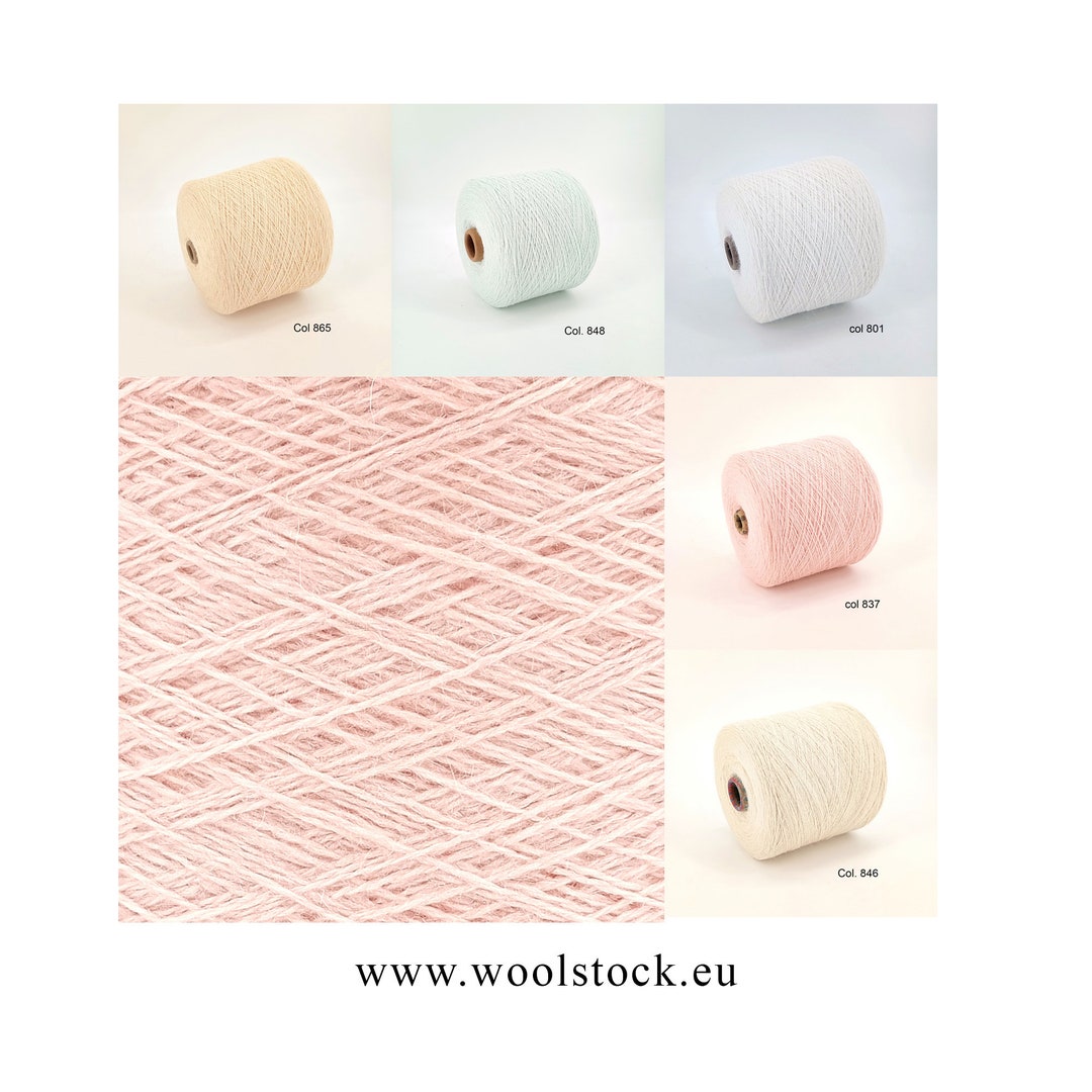Angora Yarn on Cone, Lace Weight, Yarn for Knitting, Weaving and ...