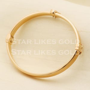 18 Karat 18k Gold Bangle Bracelet Jewelry, PR1406 - Etsy