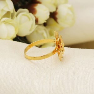 Indian Style 22k 22KT GOLD RING Handmade Fine Jewelry for Gift - Etsy