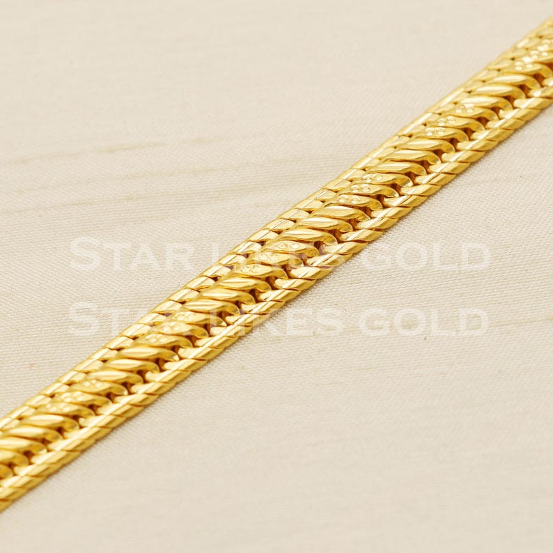 Handmade Indian 22 Karat 22k Gold Mens Bracelet Jewelry, PR1442 - Etsy