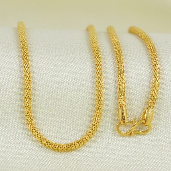 22kt Gold Chain - Etsy