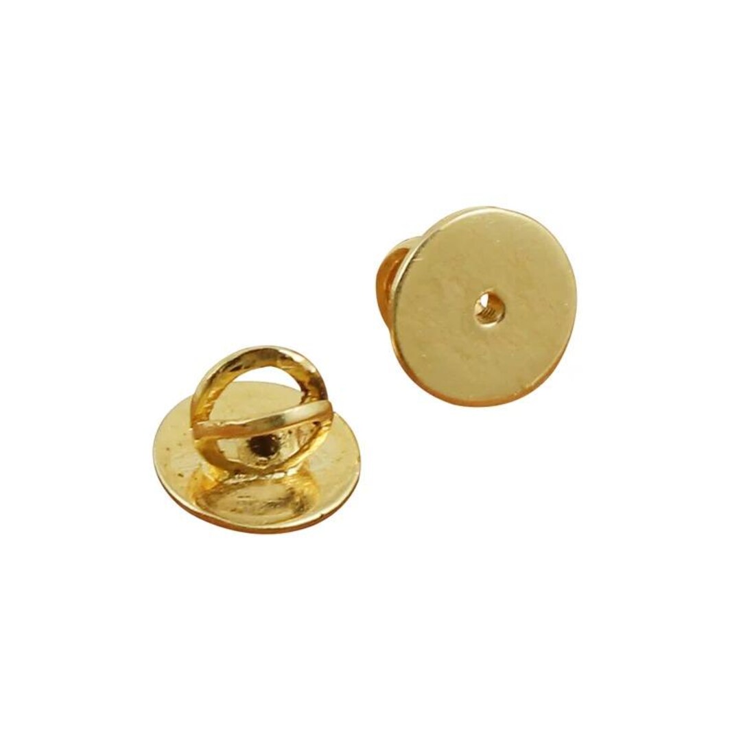 22k Yellow Gold Stud Screw Back for Earrings Handmade Jewelry - Etsy
