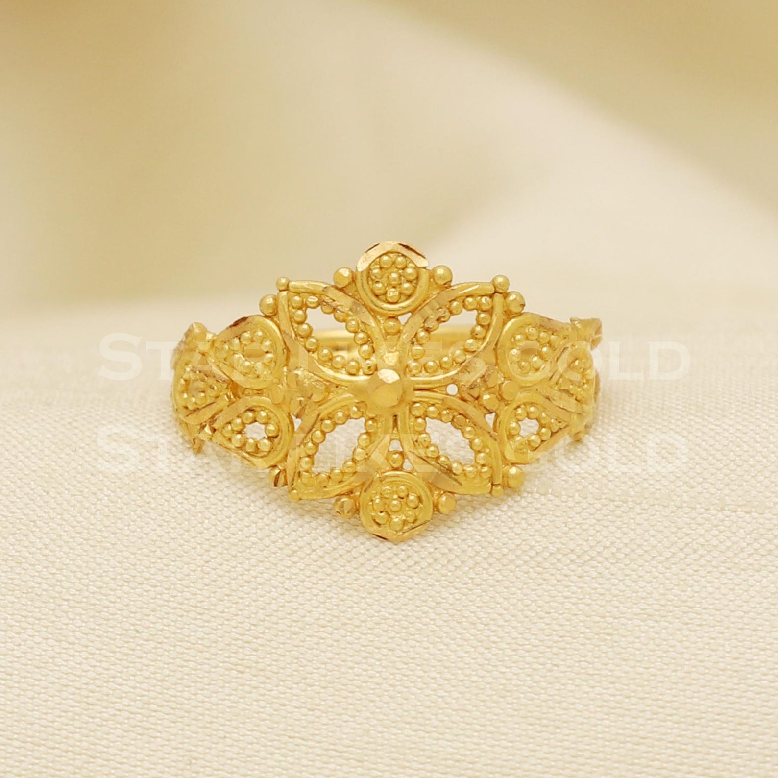 18 Karat 18k Gold Handmade Ring Jewelry - Etsy