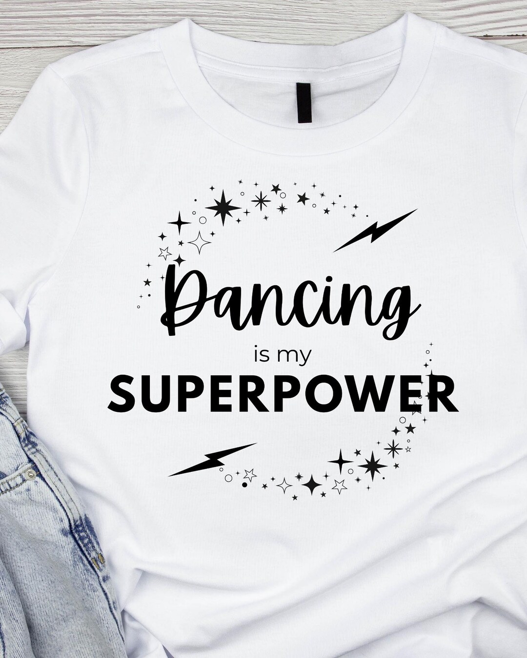 Dancing is My Superpower PNG | Dance Shirt Design | Dancer Quote PNG ...