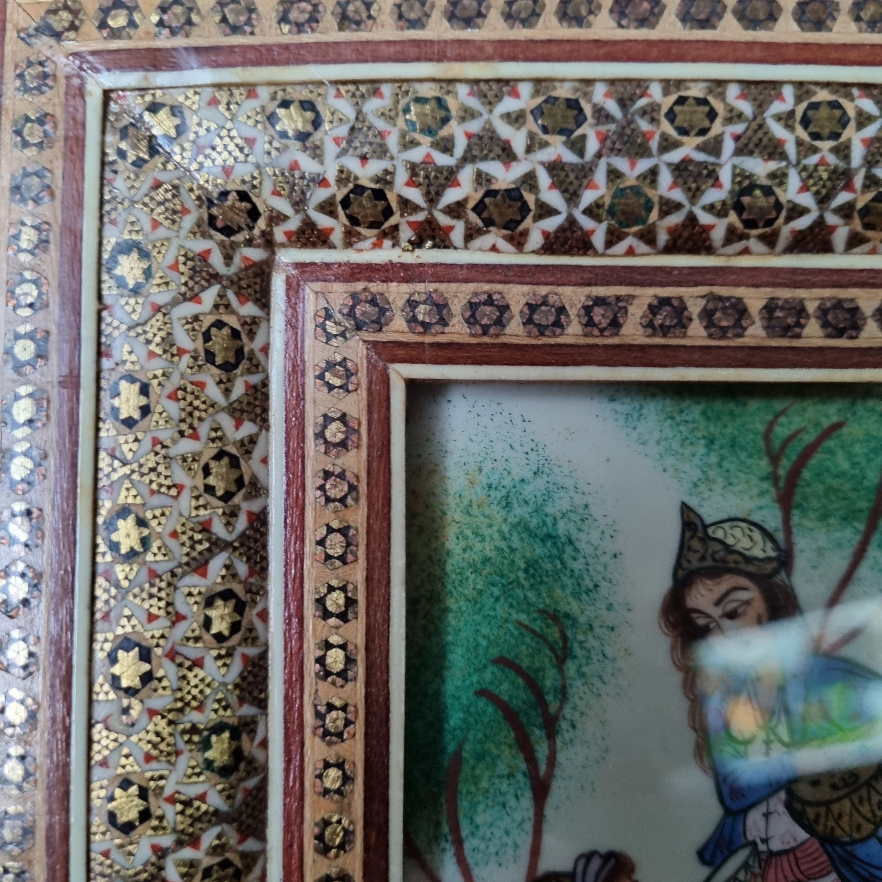 Persian Painting Painting Khatam Frame - Etsy