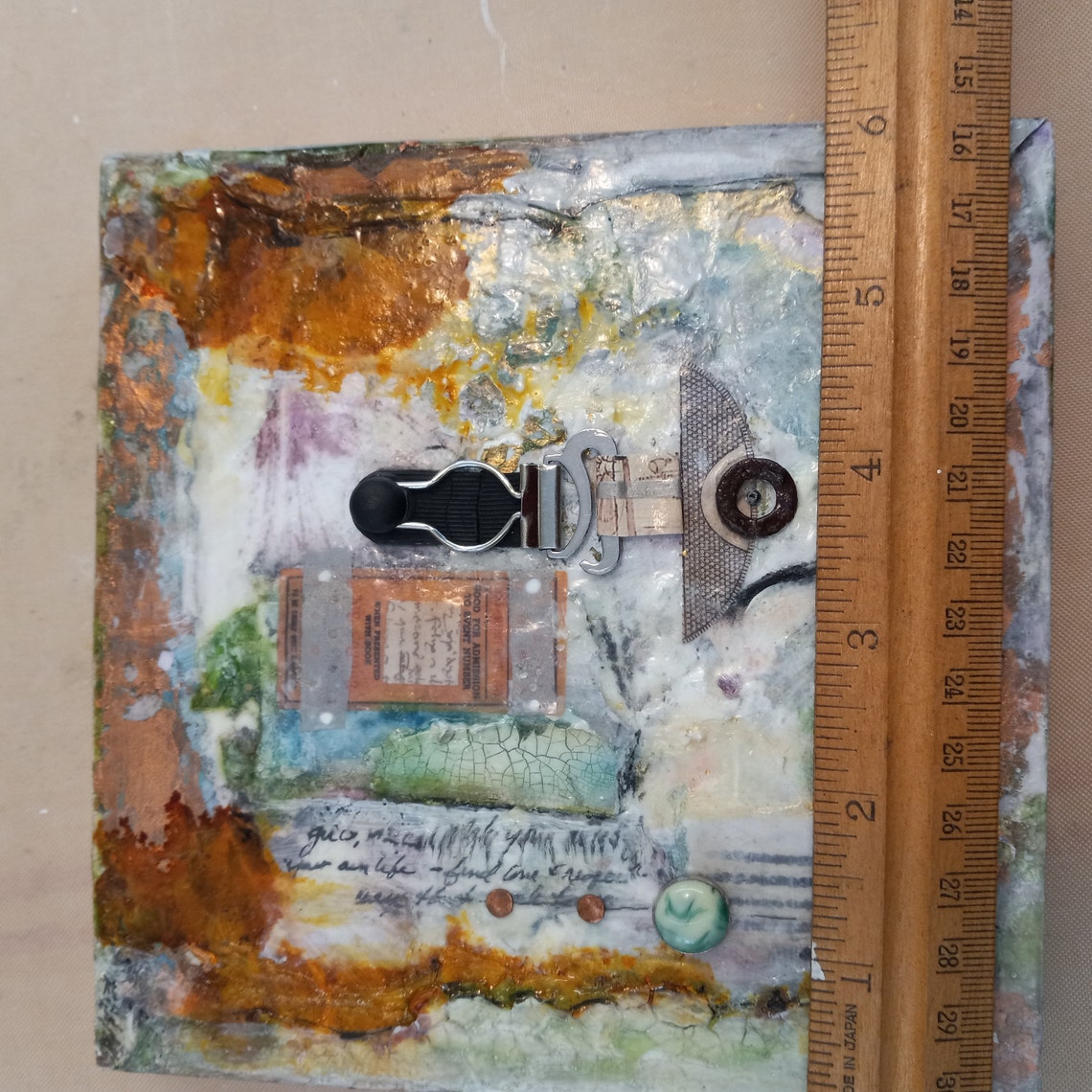 Holding Patterns a Mixed Media Collage With Found Objects - Etsy