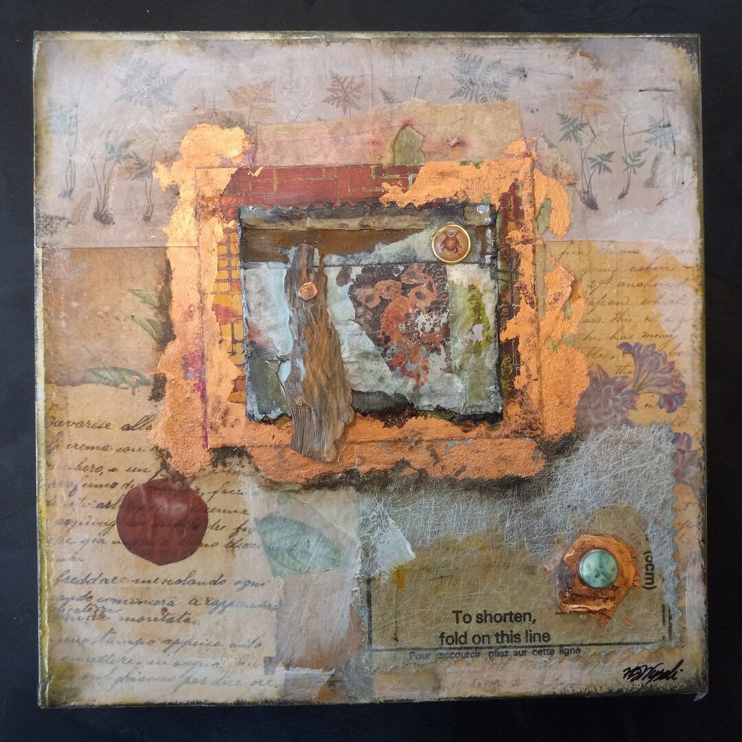 Abundance, a Mixed Media Collage Original Artwork - Etsy