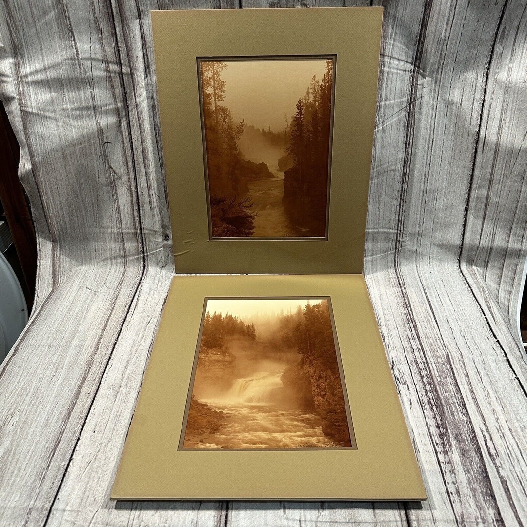 WILLIAM PLANTE Wilderness Nature Photographs Sepia 1976 Gorge River ...