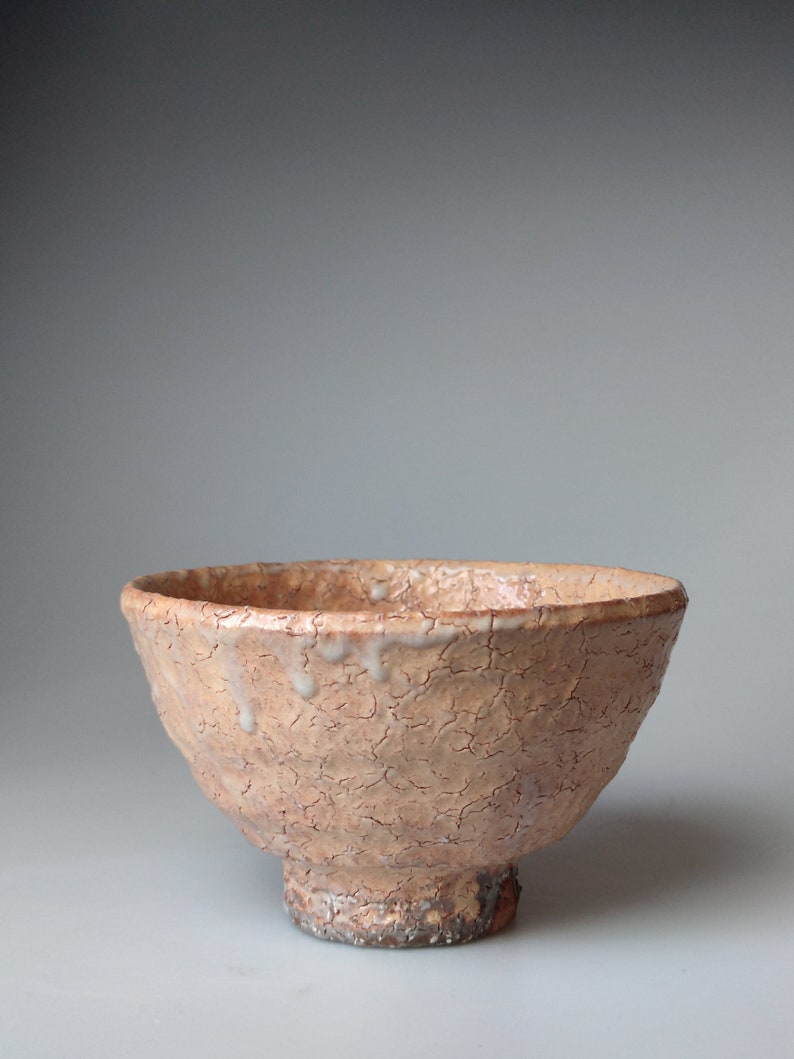 Vintage Japanese Hagi Ido-style Tea Bowl by Kunisuke Nakahara. - Etsy