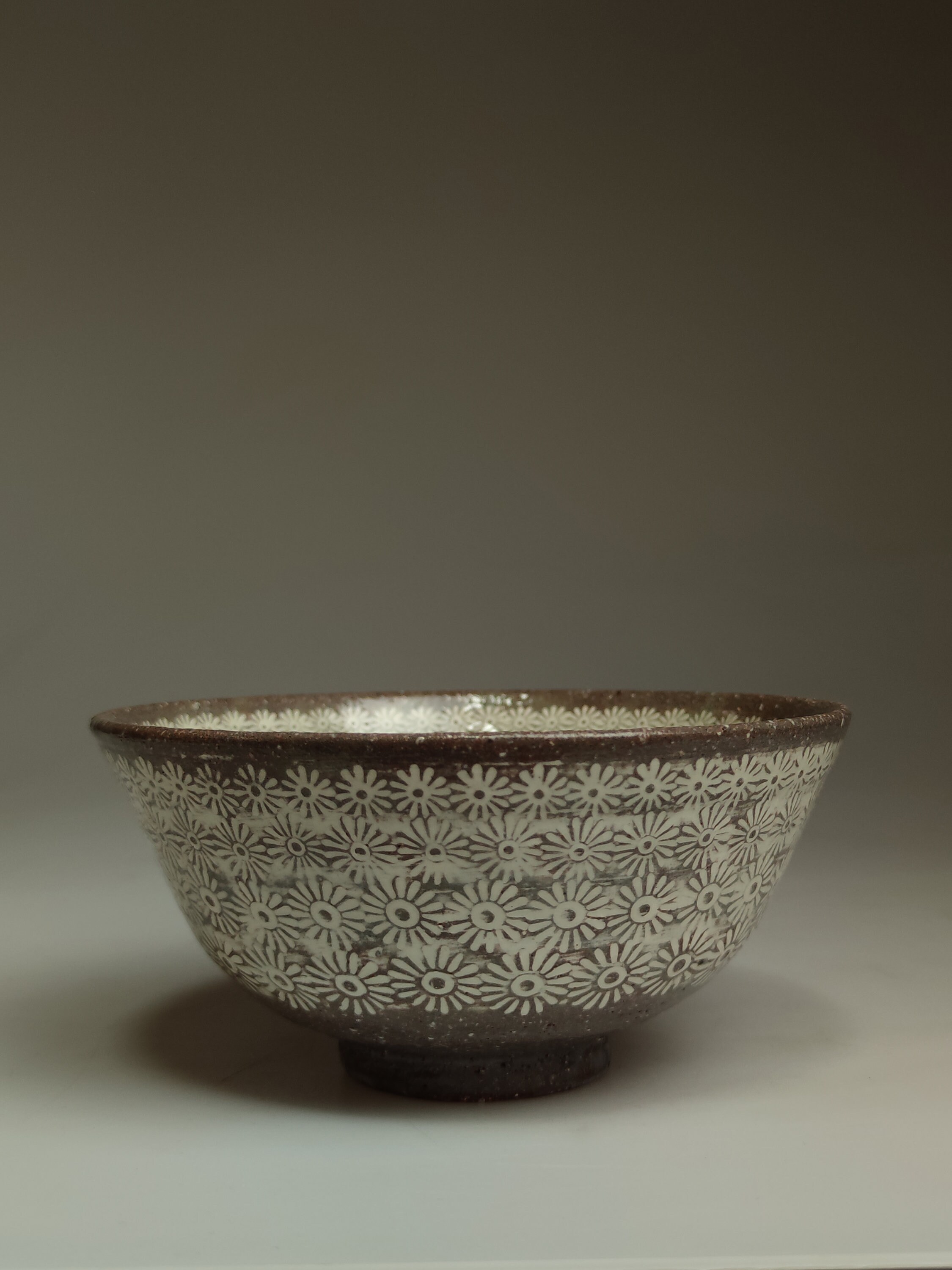 Vintage Japanese Inka Mishima Matcha Tea Bowl (tao Yuan Kiln). - Etsy