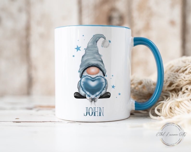 Personalised Gonk Mug Pink Gonk Blue Gonk Gifts for Her - Etsy UK