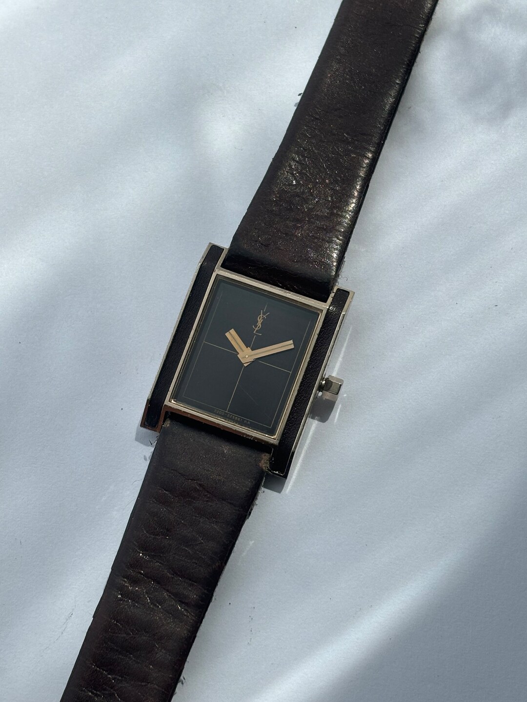 Vintage YSL X CITIZEN Tank Quartz Watch Japan Exclusive 80s Yves Saint ...