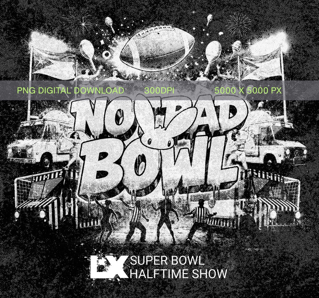 Bad Bunny Not Bad Png, the World Will Dance on Halftime Show Digital ...