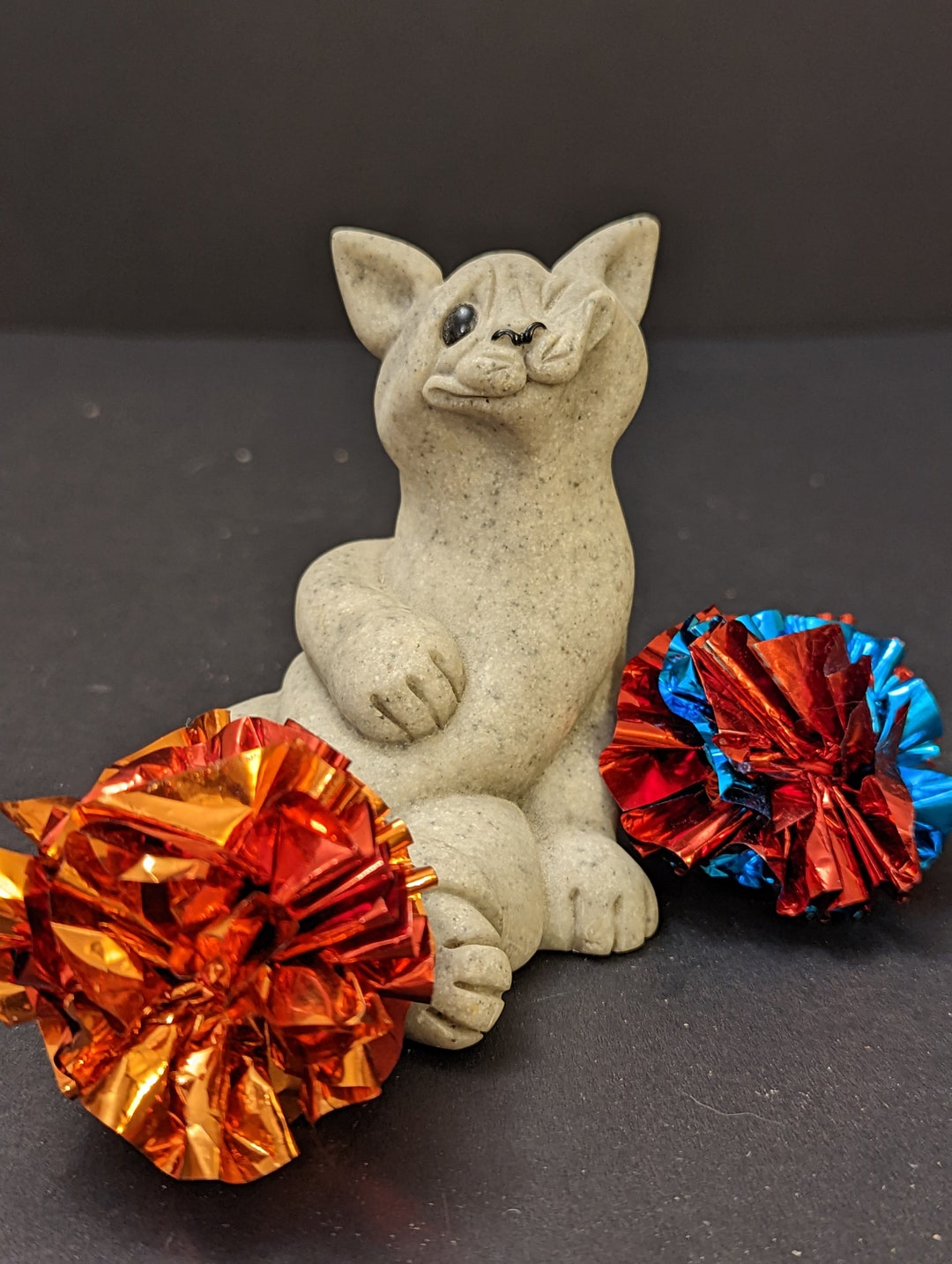 Quarry Critters by Carla Cat Figurine Collectible Stone Second Nature ...