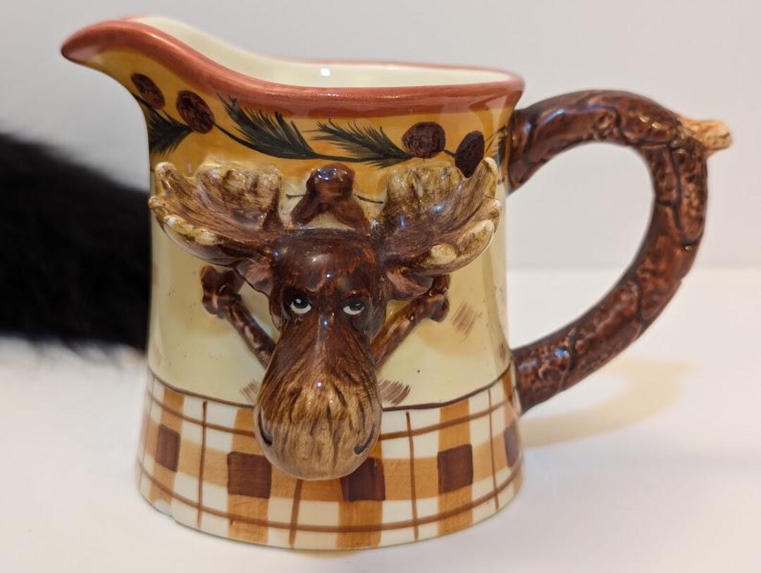 Giftcraft Moose Creamer and Sugar Set Free Creamer Goes With Moose ...
