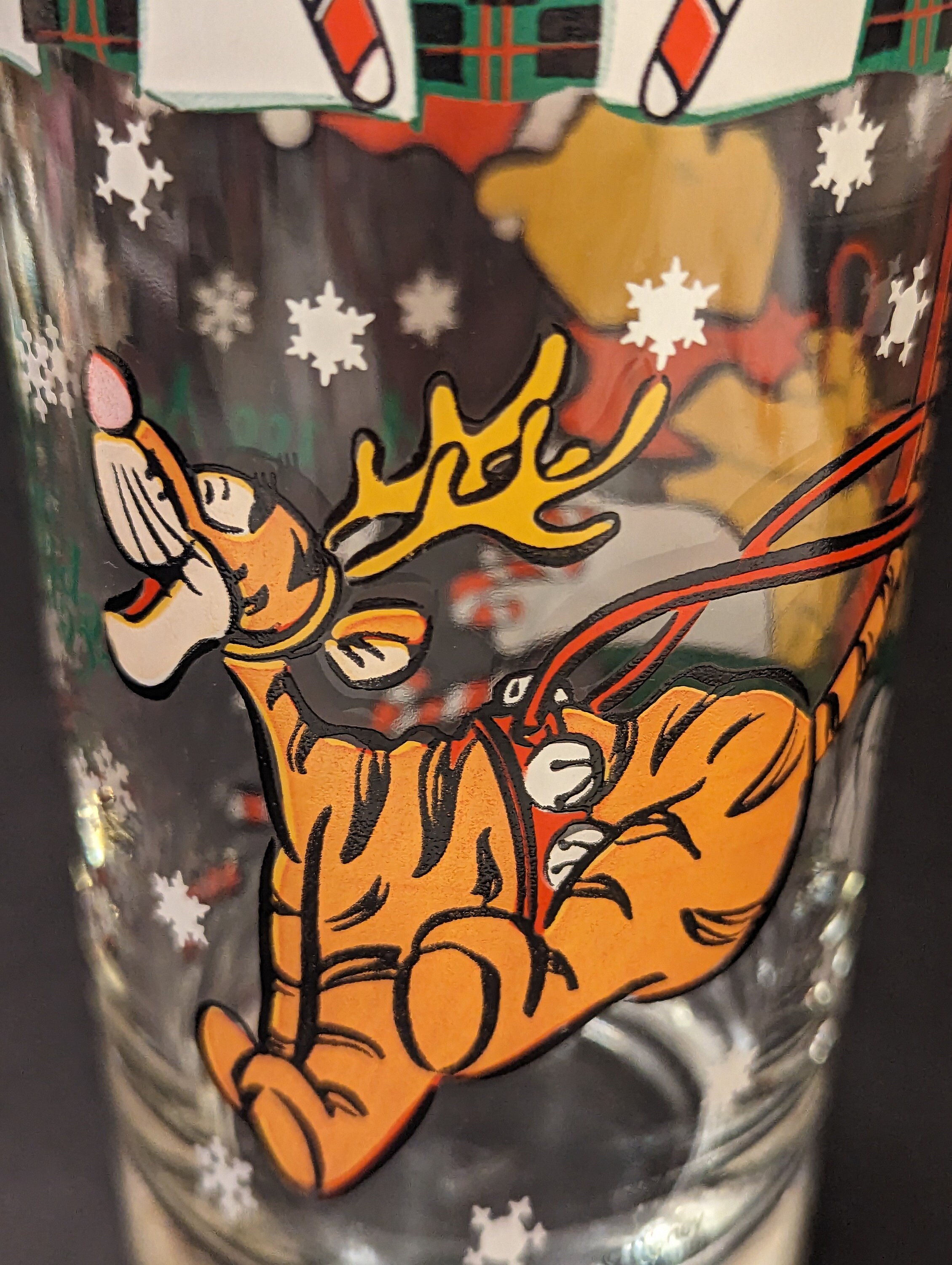 Winnie the Pooh Santa With Tigger Reindeer Tumbler Anchor - Etsy