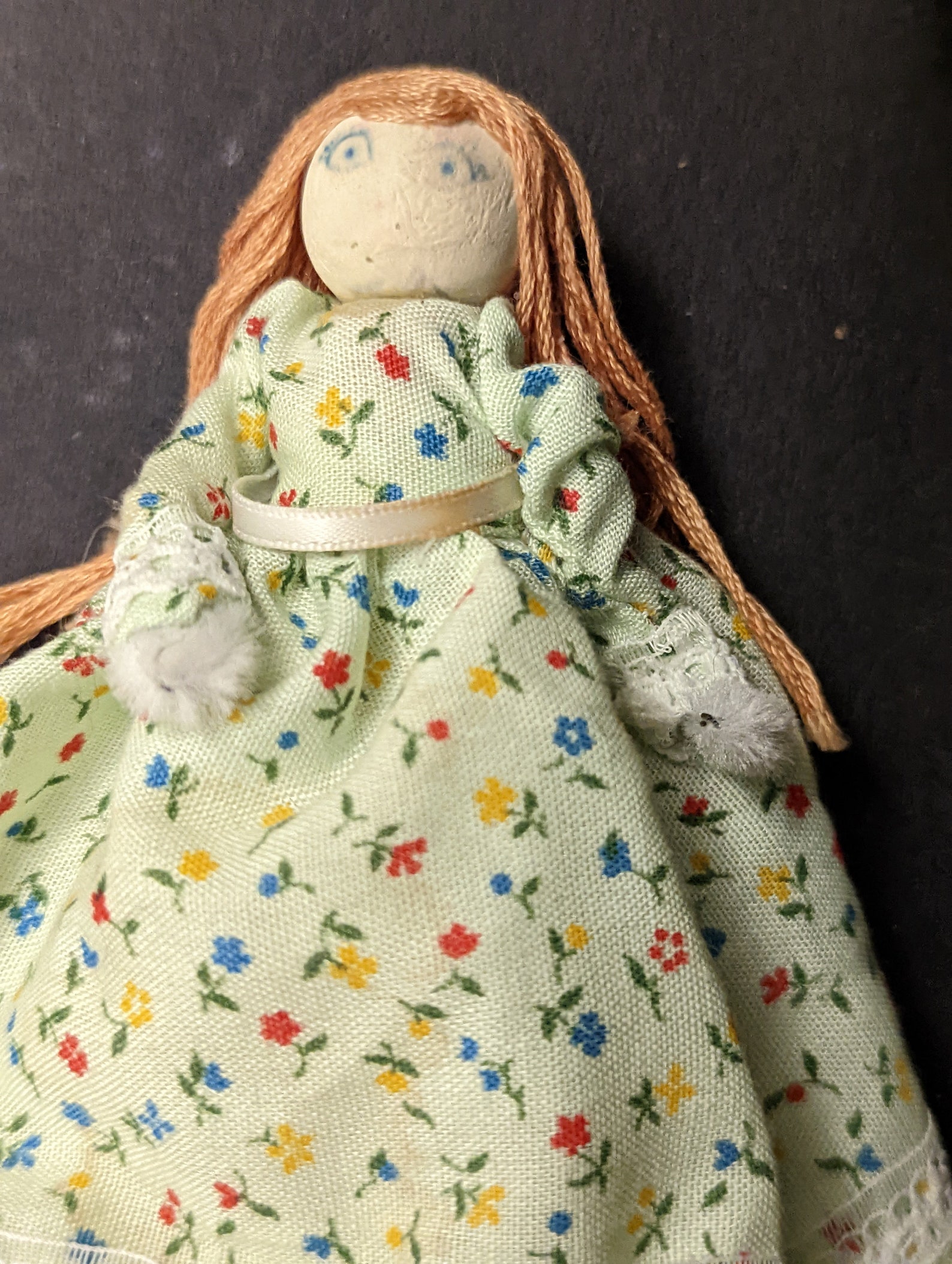 Vintage Clothes Pin Dolls Folk Art Whimsical Toys Pretend Play ...