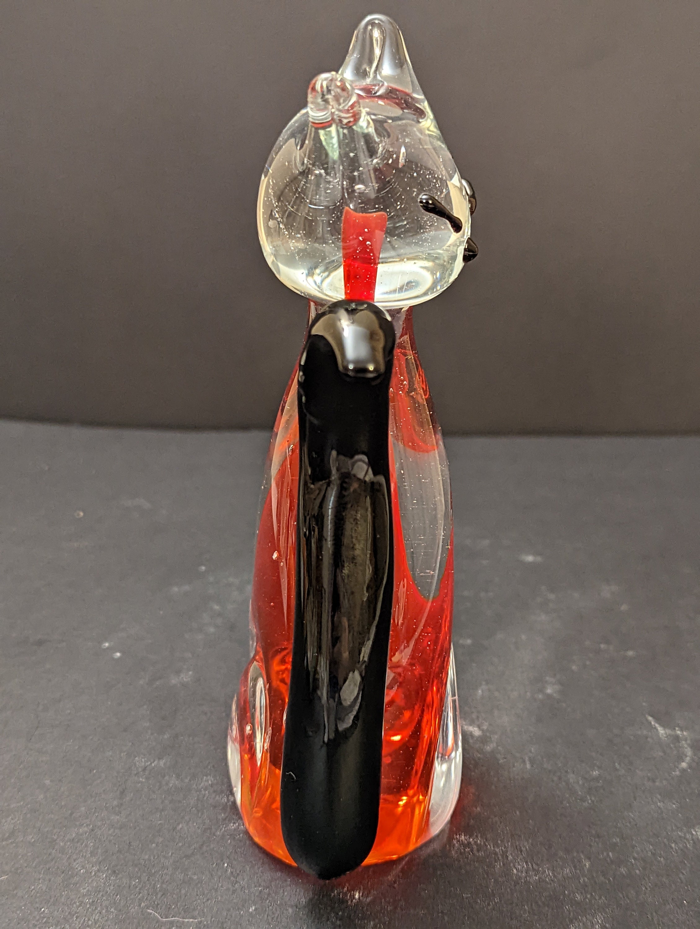 Art Glass Cat Paperweight Decor Collection - Etsy