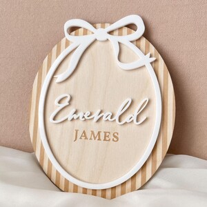 Birth Announcement Boy Name Announcement Boy Name Sign for Nursery Baby ...