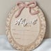 Baby Name Sign for Hospital Baby Girl Sign Hospital Keepsake Newborn ...