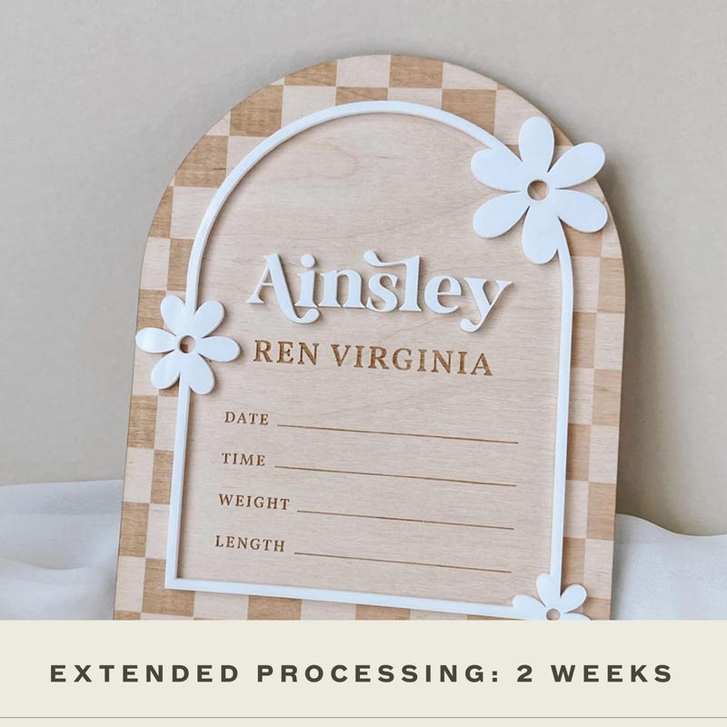 White Daisy Signs - Etsy