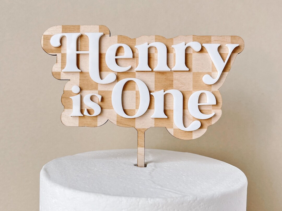 1st Cake Topper First Birthday Cake Topper Boy Two Cake Topper 2nd ...