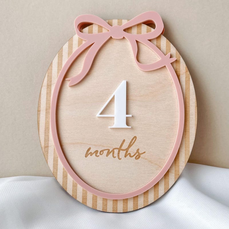 Baby Month Signs - Etsy