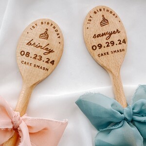 1st Birthday Boy Cake Smash Spoon First Birthday Party Smash Cake Spoon ...