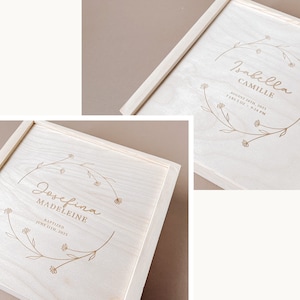 Engraved Baby Box Engraved Memory Box Baptism Baby Memory Box Wooden ...