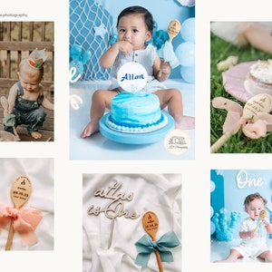 First Birthday Cake Smash Spoon First Birthday Photo Prop - Etsy