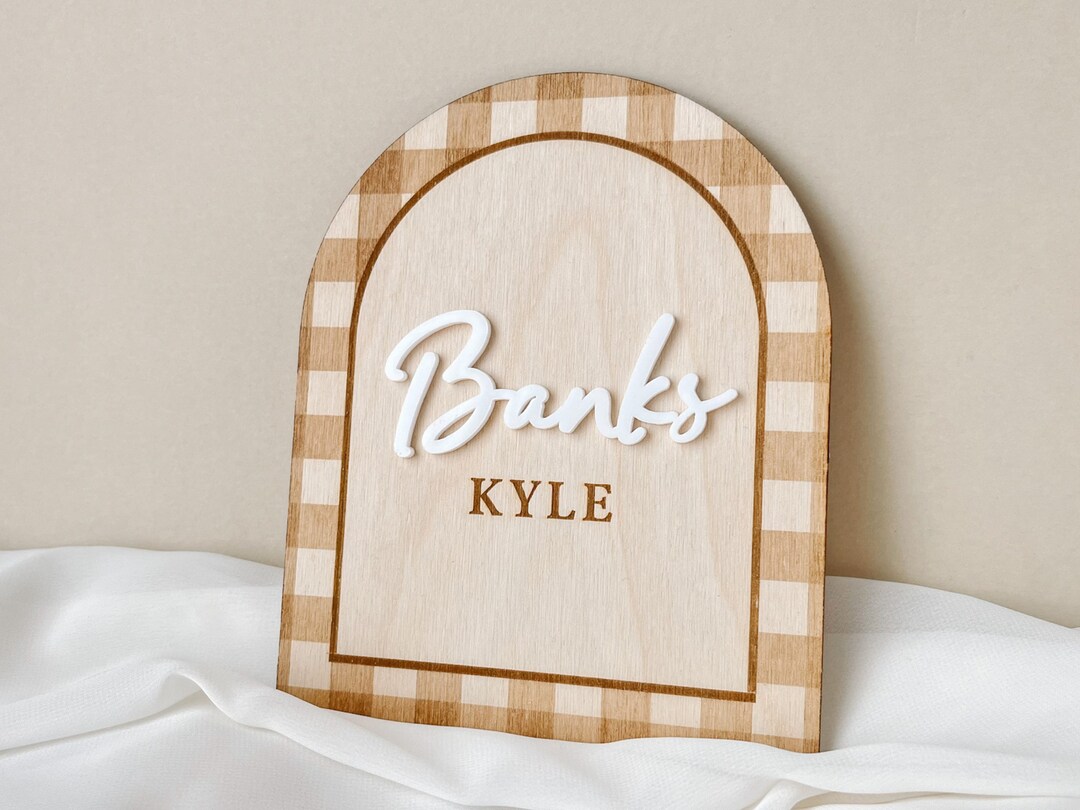 Birth Announcement Sign for Hospital Baby Boy Name Sign for Hospital ...