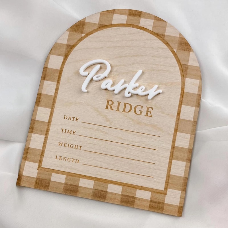 Baby Boy Arrival Plaques - Etsy