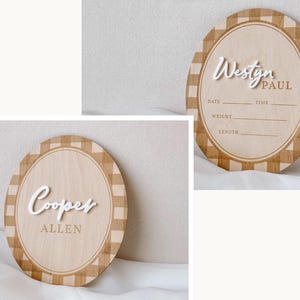Boy Custom Name Sign Nursery Boy Decor Sign Baby Arrival Sign for Baby ...