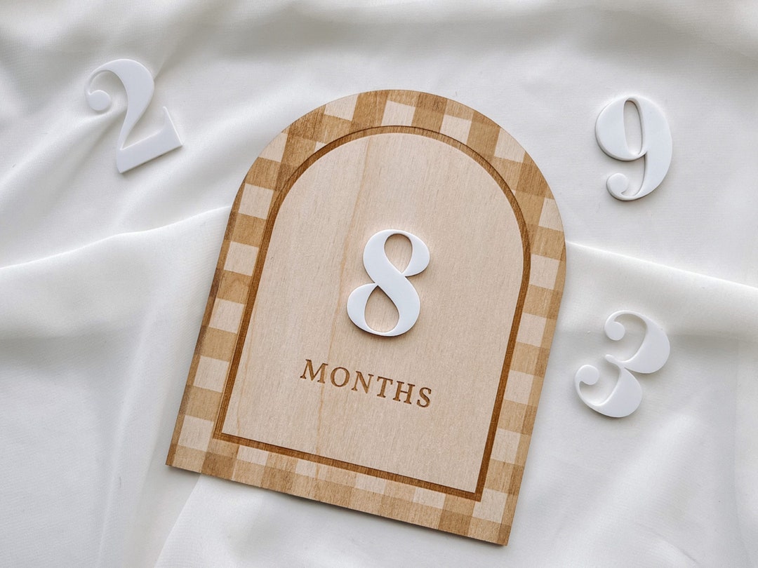 Baby Boy Milestone Marker Boy Monthly Milestone Baby Boy Month ...