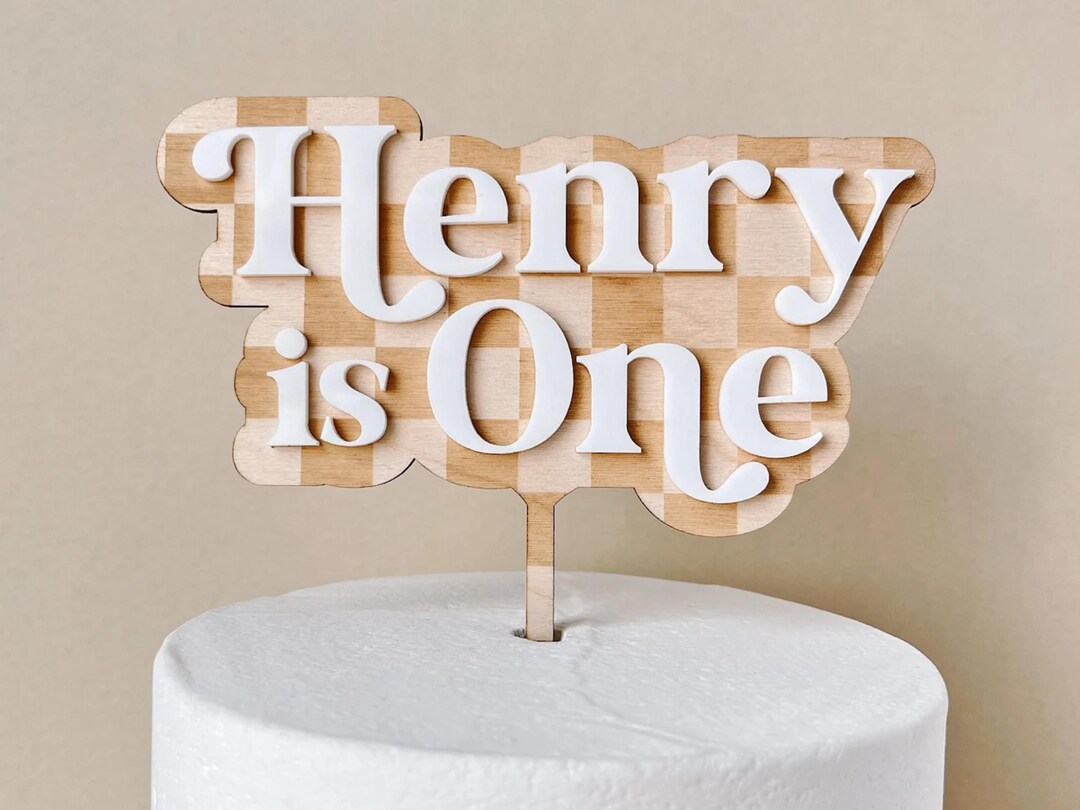1st Cake Topper First Birthday Cake Topper Boy Two Cake Topper 2nd ...